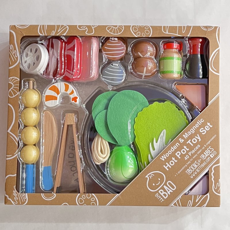 Bitty Bao - Wooden and Magnetic Hot Pot Toy Set – littleyoyo.ca