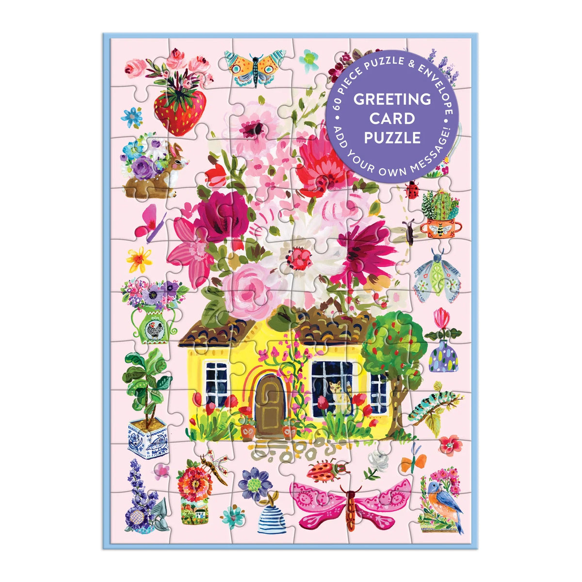 Buzzy Bouquets Greeting Card Puzzle – littleyoyo.ca