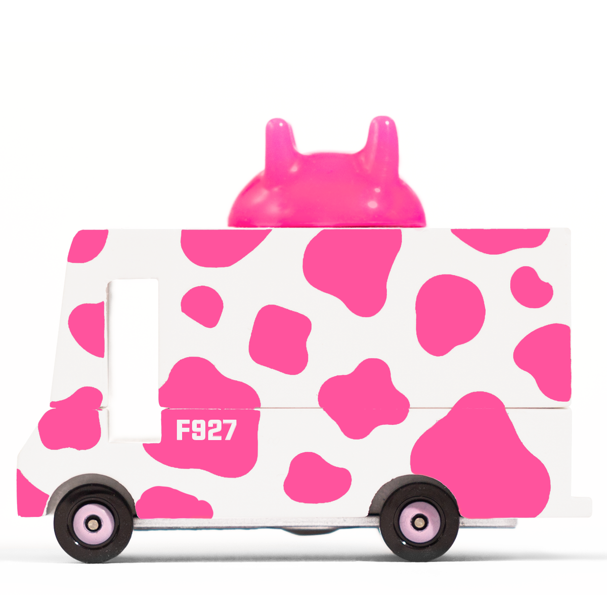 Candyvan Moo Milk Van - Wooden Toy Car - Candylab – littleyoyo.ca