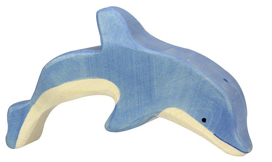 Holztiger - Dolphin Wooden Figure – littleyoyo.ca
